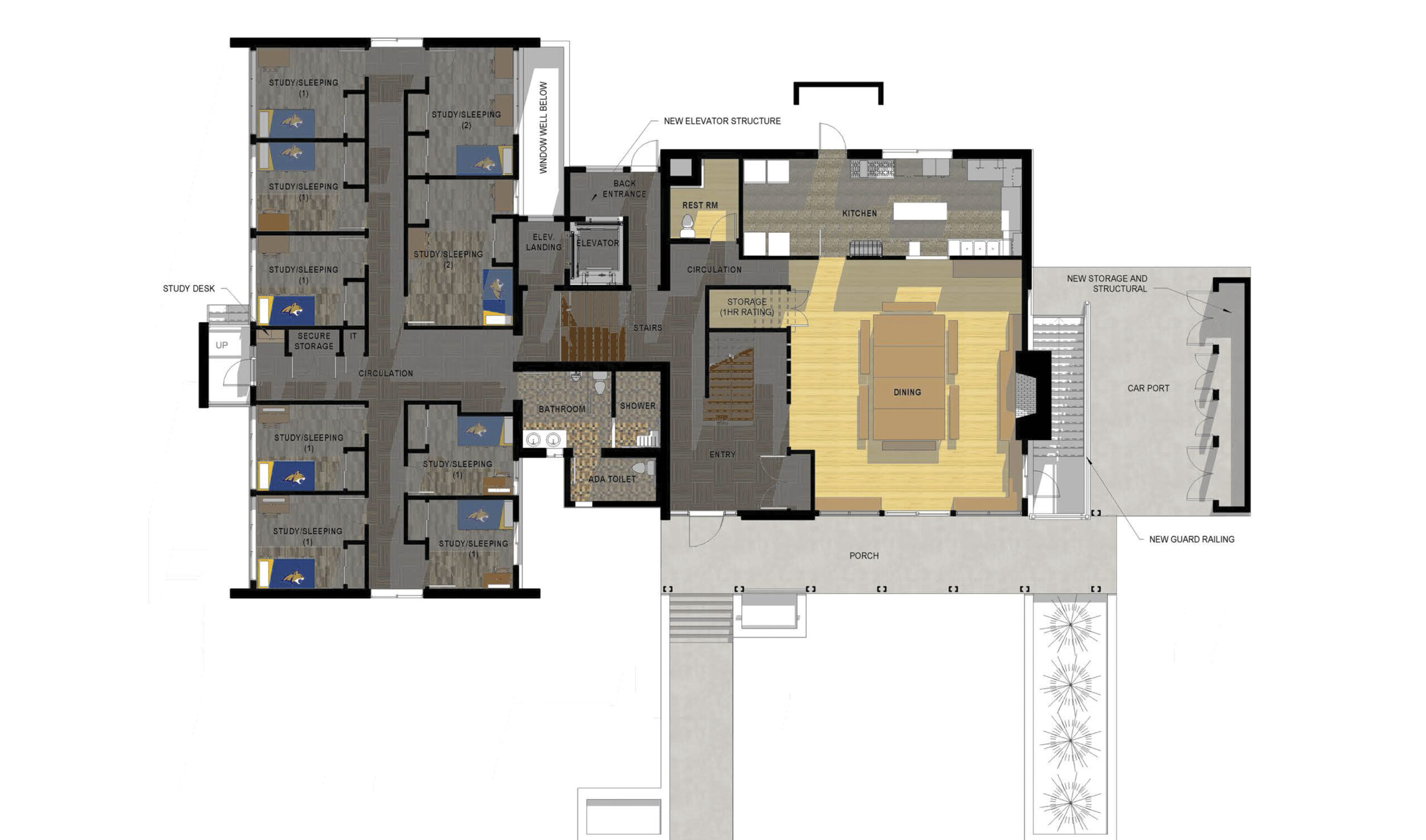 Floor Plans | Beta Rho Chapter of Sigma Chi at the Montana State University
